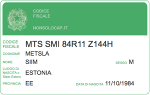 How to get Codice Fiscale,Italian Fiscal tax code in Italy/online as a ...