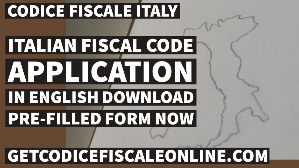 Italian Fiscal Code application in English - download now | Get Codice ...